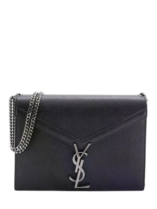 Saint Laurent Cassandra Chain Shoulder Bag - Black