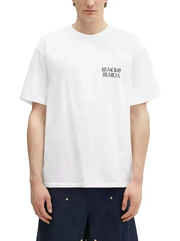 WACKO MARIA Logo-print Short-sleeve T-shirt - White