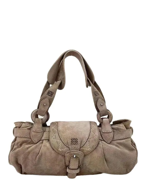 Loewe 1990s Anagram Tote Bag - Neutrals
