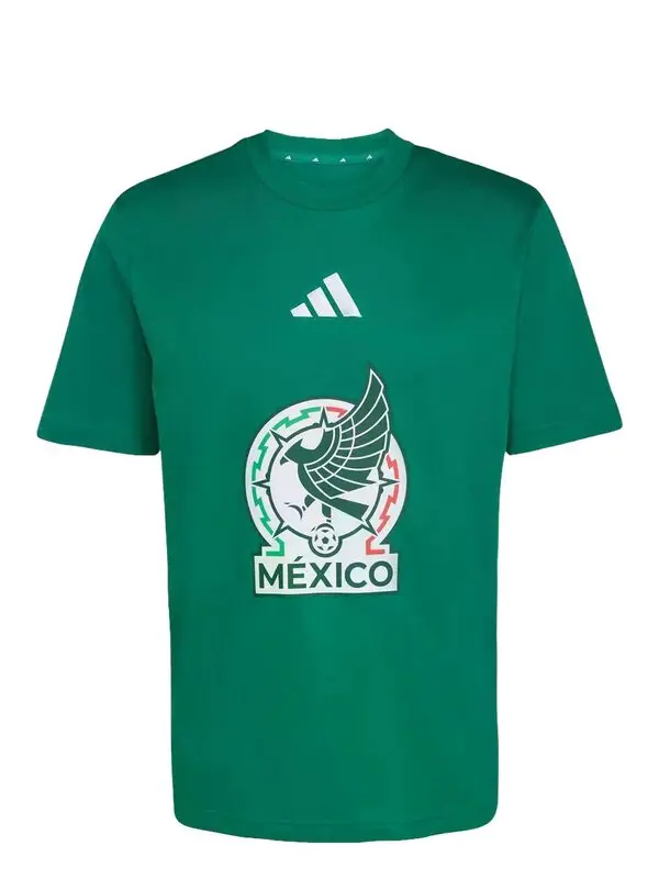 Adidas Mexico Dna Graphic-print T-shirt - Green