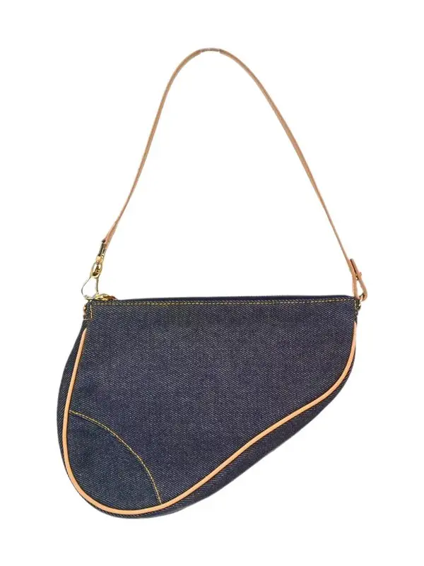 Dior 2001 Saddle Shoulder Bag - Blue
