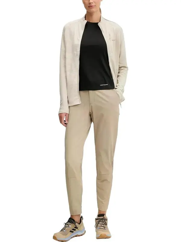 VIKING Birger Zip-up Ribbed Jacket - Neutrals