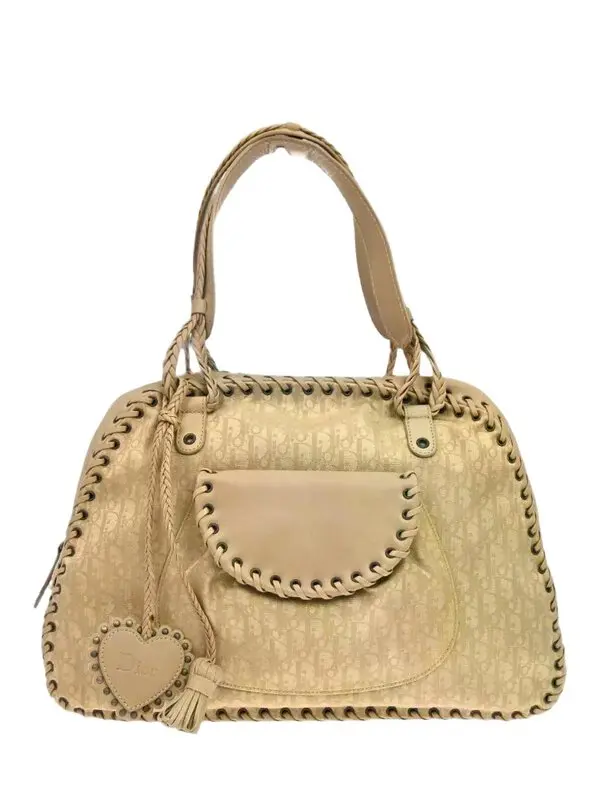 Dior 2007 Trotter Ethnic Shoulder Bag - Neutrals