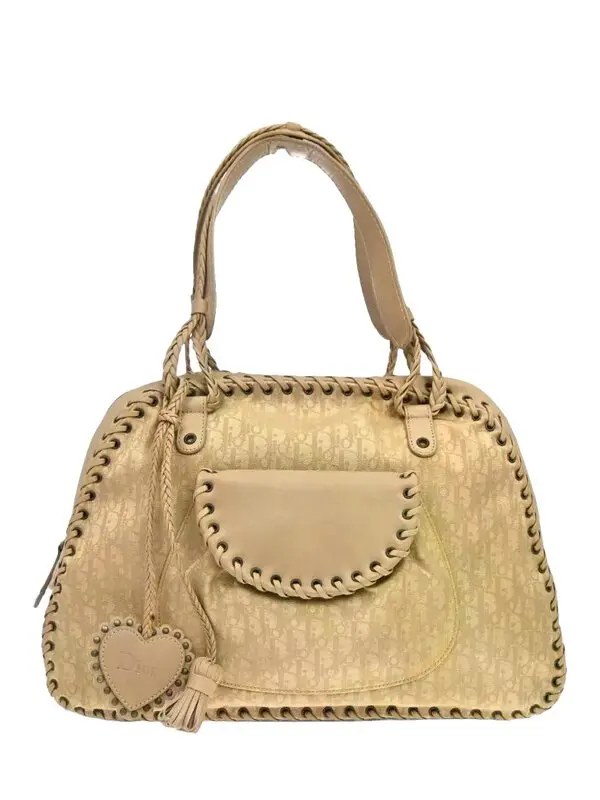 Dior 2007 Trotter Ethnic Shoulder Bag - Neutrals