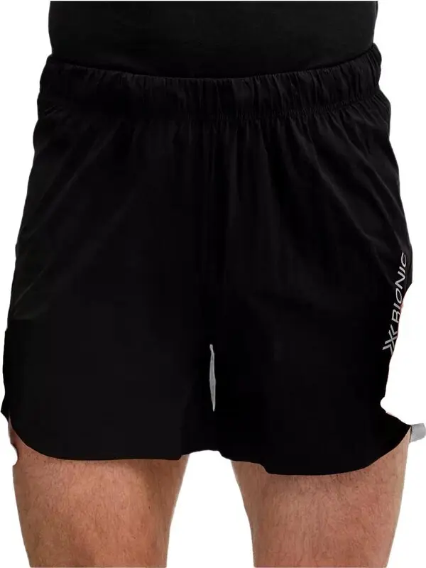 X-BIONIC Logo Print Elasticated Waist Shorts - Black