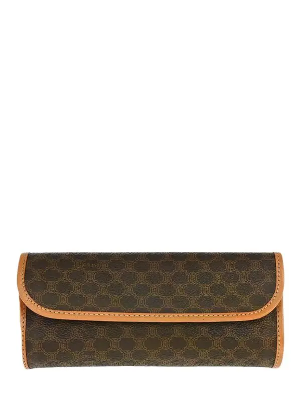 Celine Macadam Cosmetic Clutch Bag - Brown