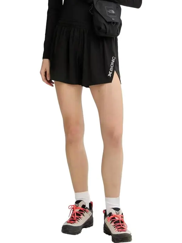 X-BIONIC Logo Print Elasticated Shorts - Black