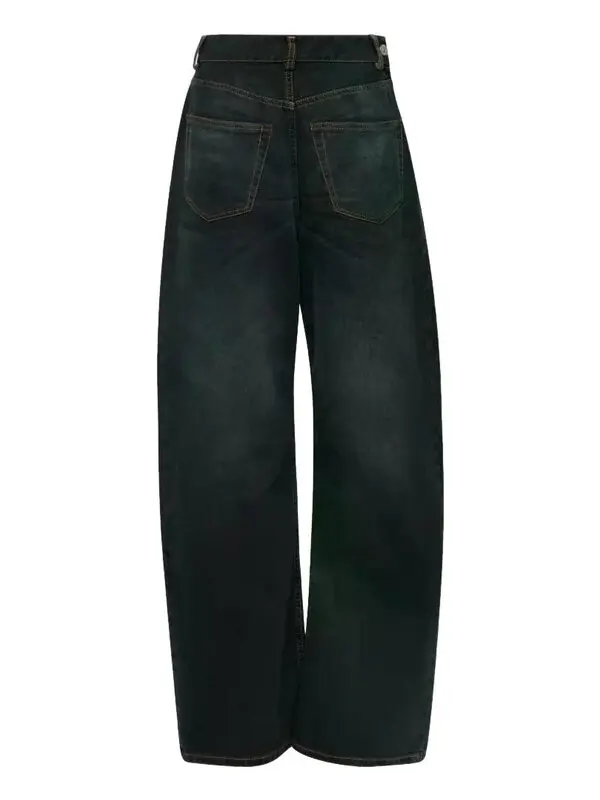 MAISON MARGIELA High-waisted Wide-leg Jeans - Blue