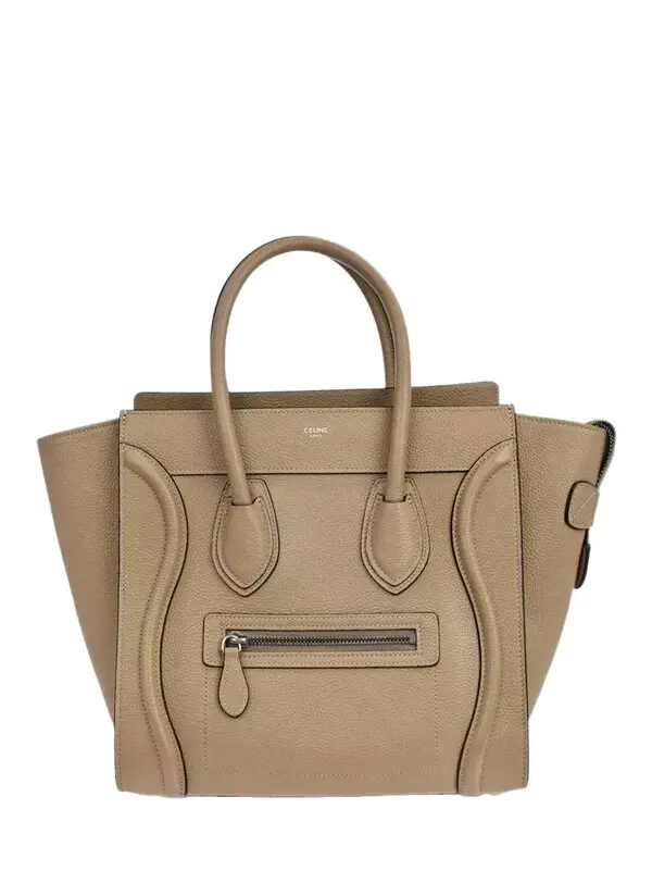 Celine Micro Luggage Tote Bag - Neutrals