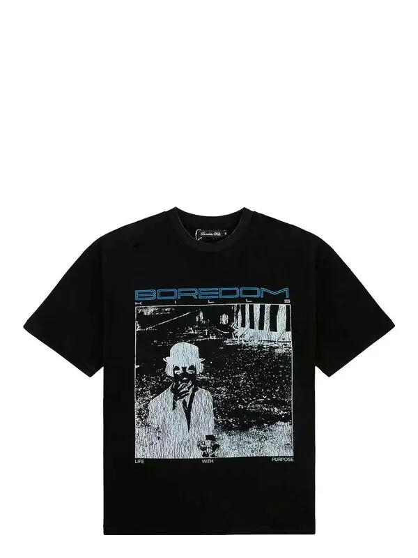 BOREDOM KILLS Graphic-print T-shirt - Black