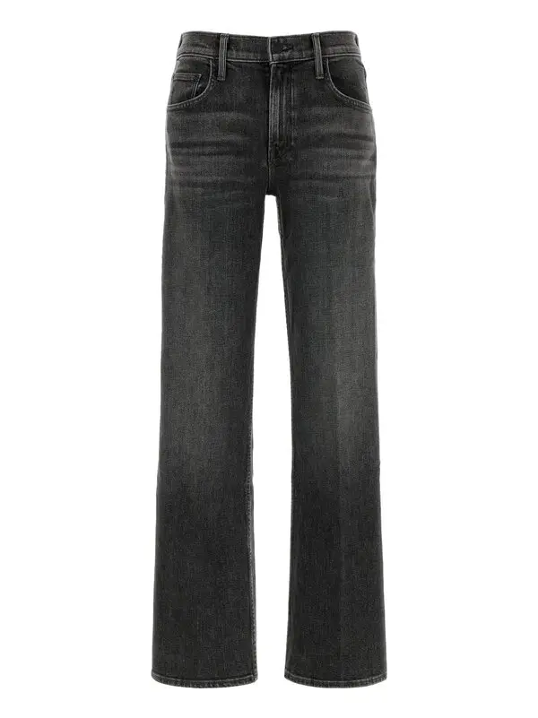 MOTHER The Brookie Jeans In Stretch Denim - Black