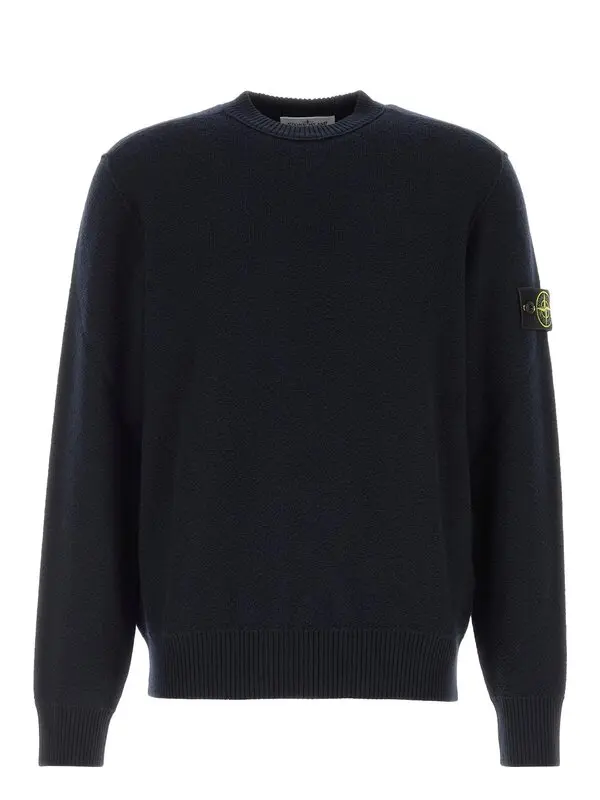 Stone Island Midnight Wool Sweater - Blue