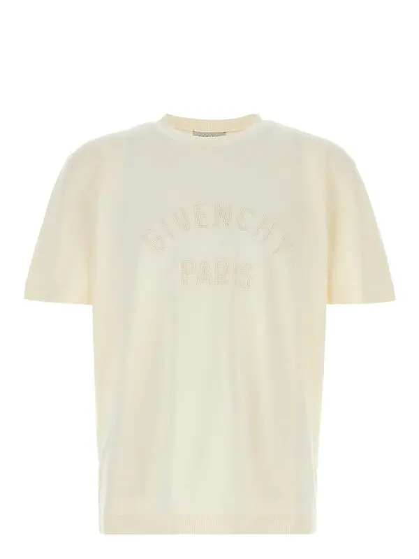 Givenchy Ivory Cotton T-shirt - White