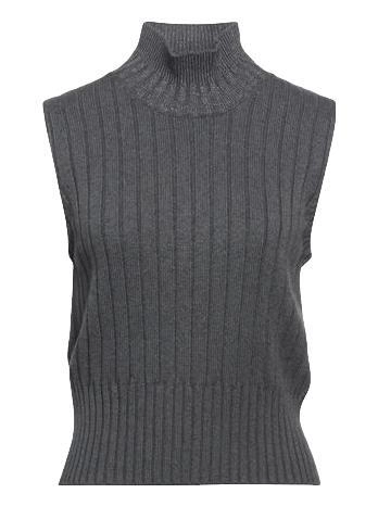 PUROTATTO Ribbed-knit Cashmere Blend Sweater Vest - Grey