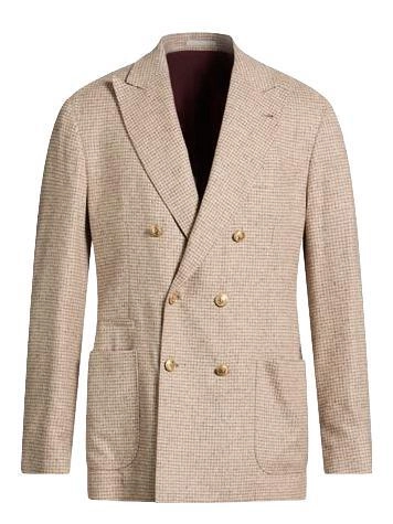 Brunello Cucinelli Blazer Size Silk, Wool, Cashmere - Beige