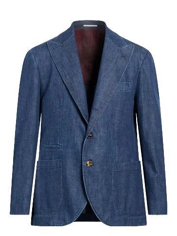 Brunello Cucinelli Blazer Size Cotton - Blue
