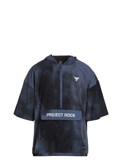 Under Armour Short Sleeve Printed Hooded Sweatshirt - Blue