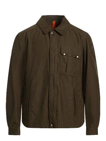 PARAJUMPERS Twill Overshirt Jacket - Green