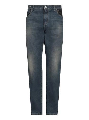 Balmain Straight Leg Jeans - Blue