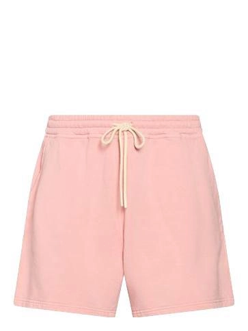 SPIEWAK Cotton Fleece Shorts With Drawstring Waist - Blush