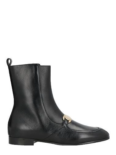 FERRAGAMO Calfskin Ankle Boots - Black