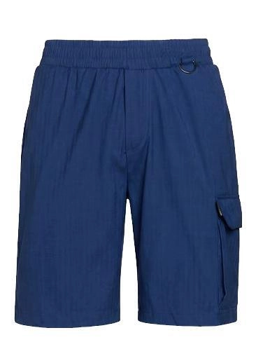 FAMILY FIRST Shorts & Bermuda Shorts Size Polyester, Viscose, Wool, Elastane - Navy