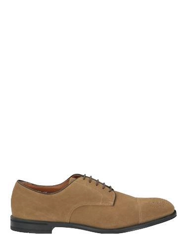 DOUCAL'S Suede Lace-up Derby Shoes - Beige