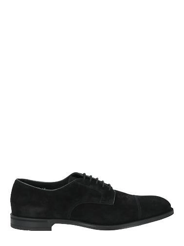 DOUCAL'S Suede Derby Shoes - Black