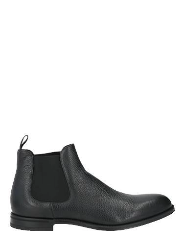 DOUCAL'S Pebbled-leather Chelsea Boots - Black