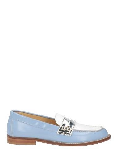 BALDININI Sky Leather Loafers - Blue