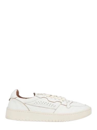 Eleventy Leather Low-top Sneakers - White