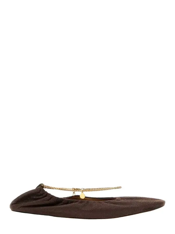 Stella McCartney Shaggy Deer Ballerinas - Brown