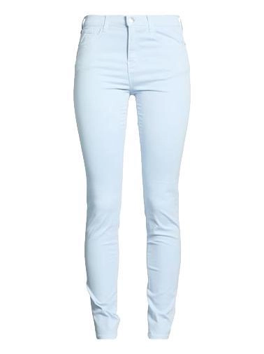 Emporio Armani Cotton Viscose Blend Skinny Pants - Blue