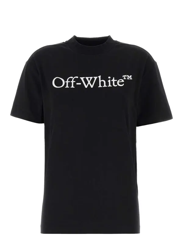 Off-White Cotton T-shirt - Black