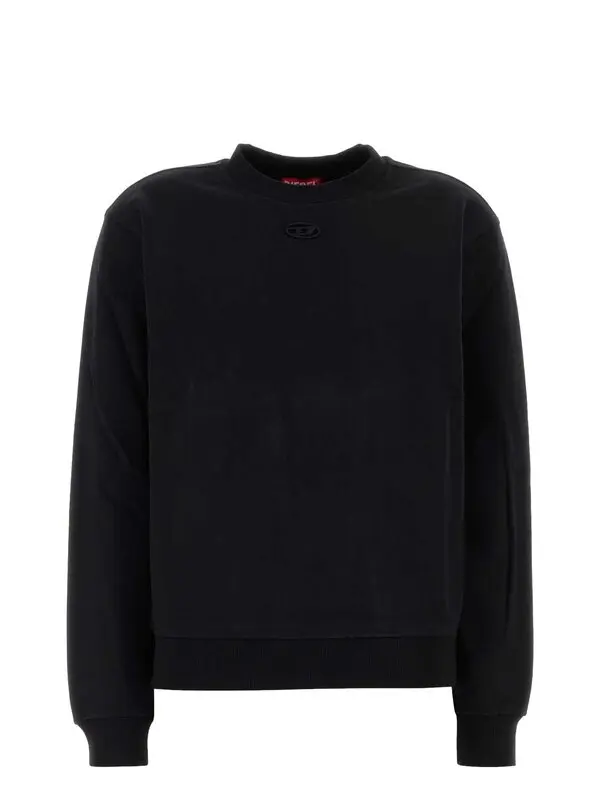 DIESEL® Cotton Sweatshirt - Black