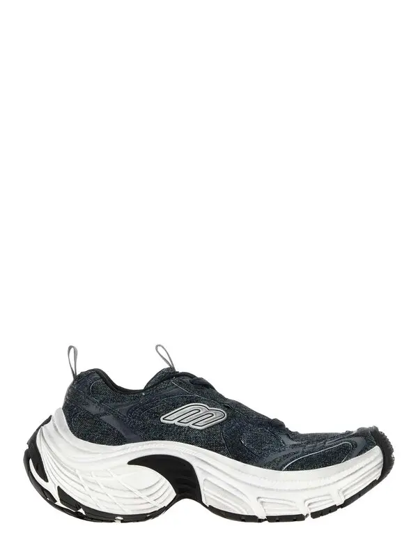 Balenciaga Denim 6xl Sneakers - Blue