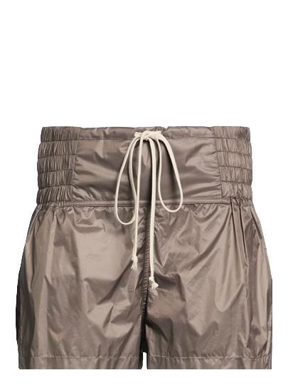Rick Owens High Waisted Shirred Shell Shorts - Charcoal