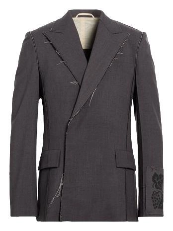 FEDERICO CINA Blazer Size Polyester, Viscose, Elastane - Grey