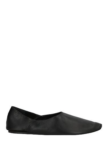 JIL SANDER Leather Loafers - Black