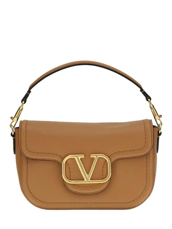 Valentino Garavani Vlogo Shoulder Bag - Cream