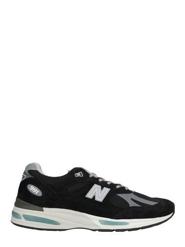 NEW BALANCE 991 Low-top Suede And Textile Sneakers - Black