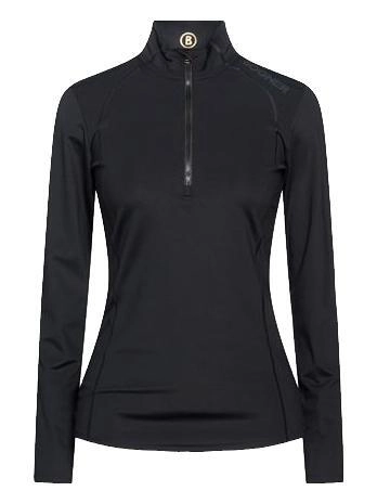 Bogner Long Sleeve Half-zip Performance Top - Black
