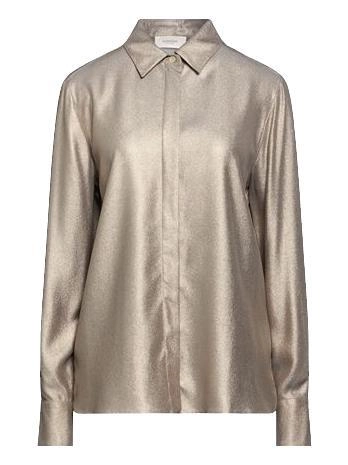 Agnona Bronze Silk Shirt - Yellow
