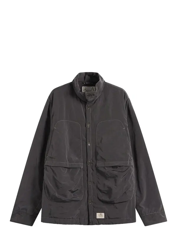 RANRA Epitome Canvas Nylon Padded Overshirt - Steeple Grey