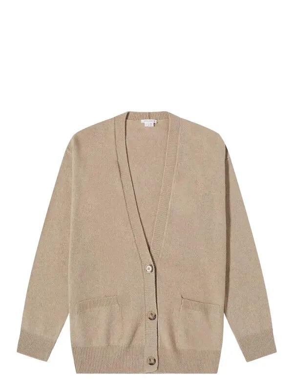 A.p.c. X Jane Birkin Cashmere Blend Cardigan - Beige