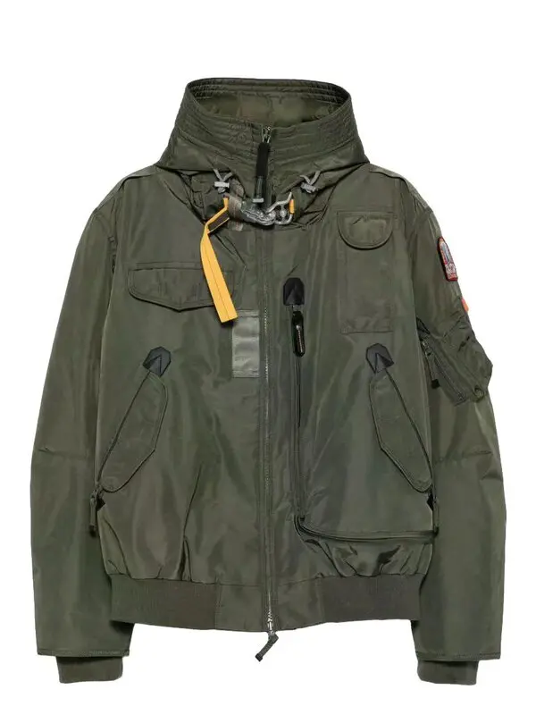 PARAJUMPERS Hooded Multi-pocket Jacket - Green