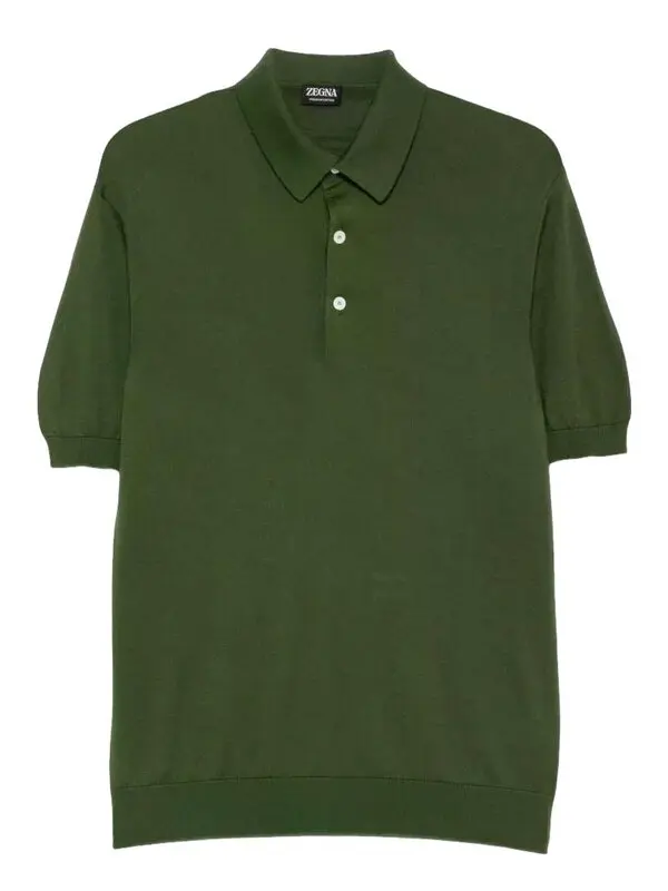 Zegna Short-sleeve Polo Shirt - Green