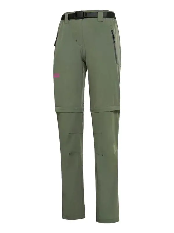 AESSE Seattle Zip-off Belted Trousers - Green
