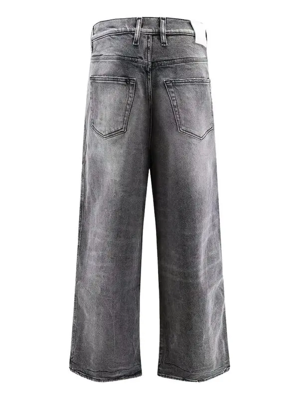 NUMERI Wide-leg Jeans - Black