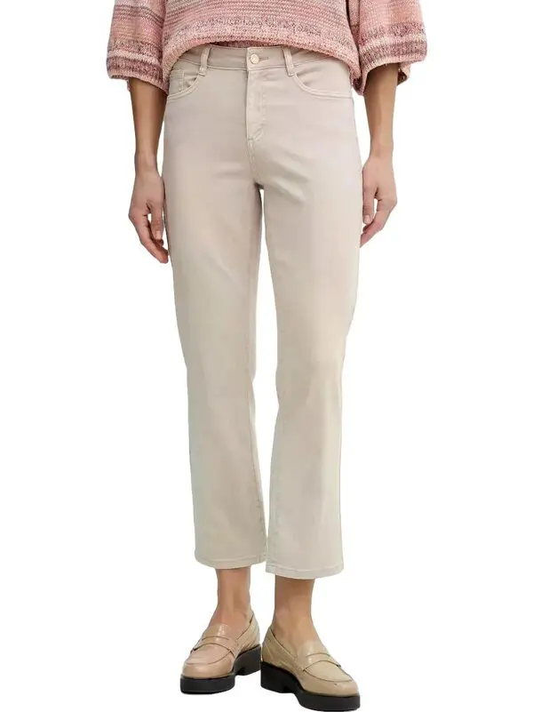 Joseph Ribkoff Logo Plaque Straight-leg Jeans - Neutrals